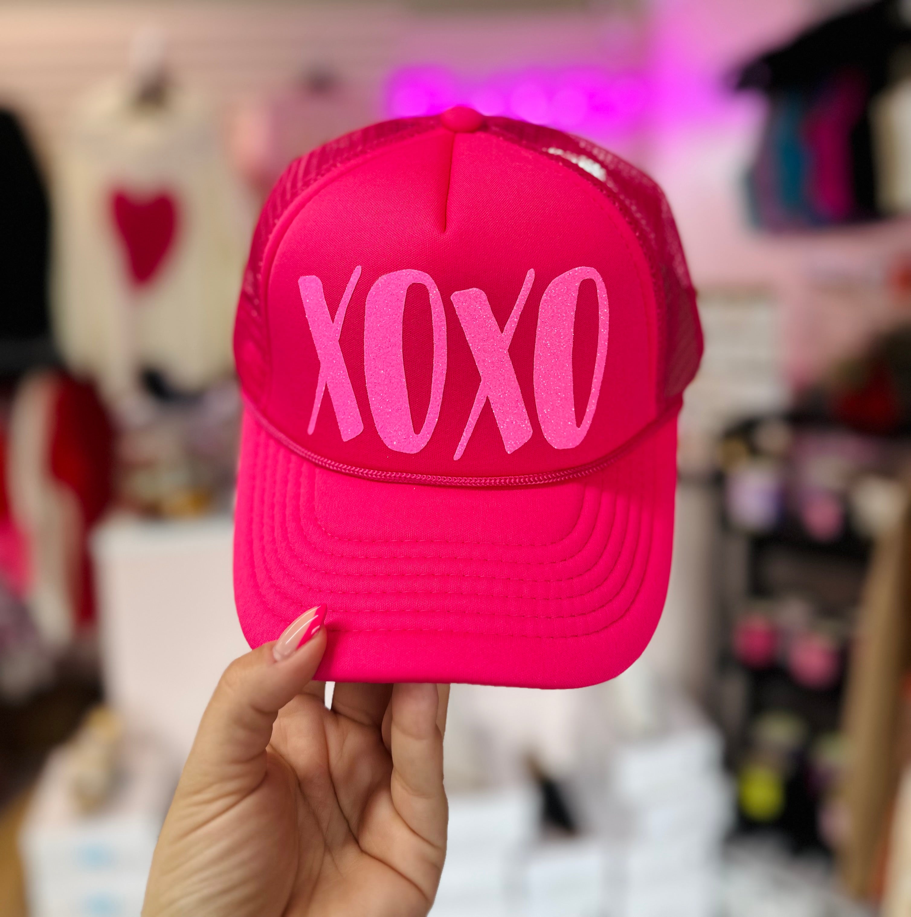 XOXO Trucker Hat – Floral & Flirt