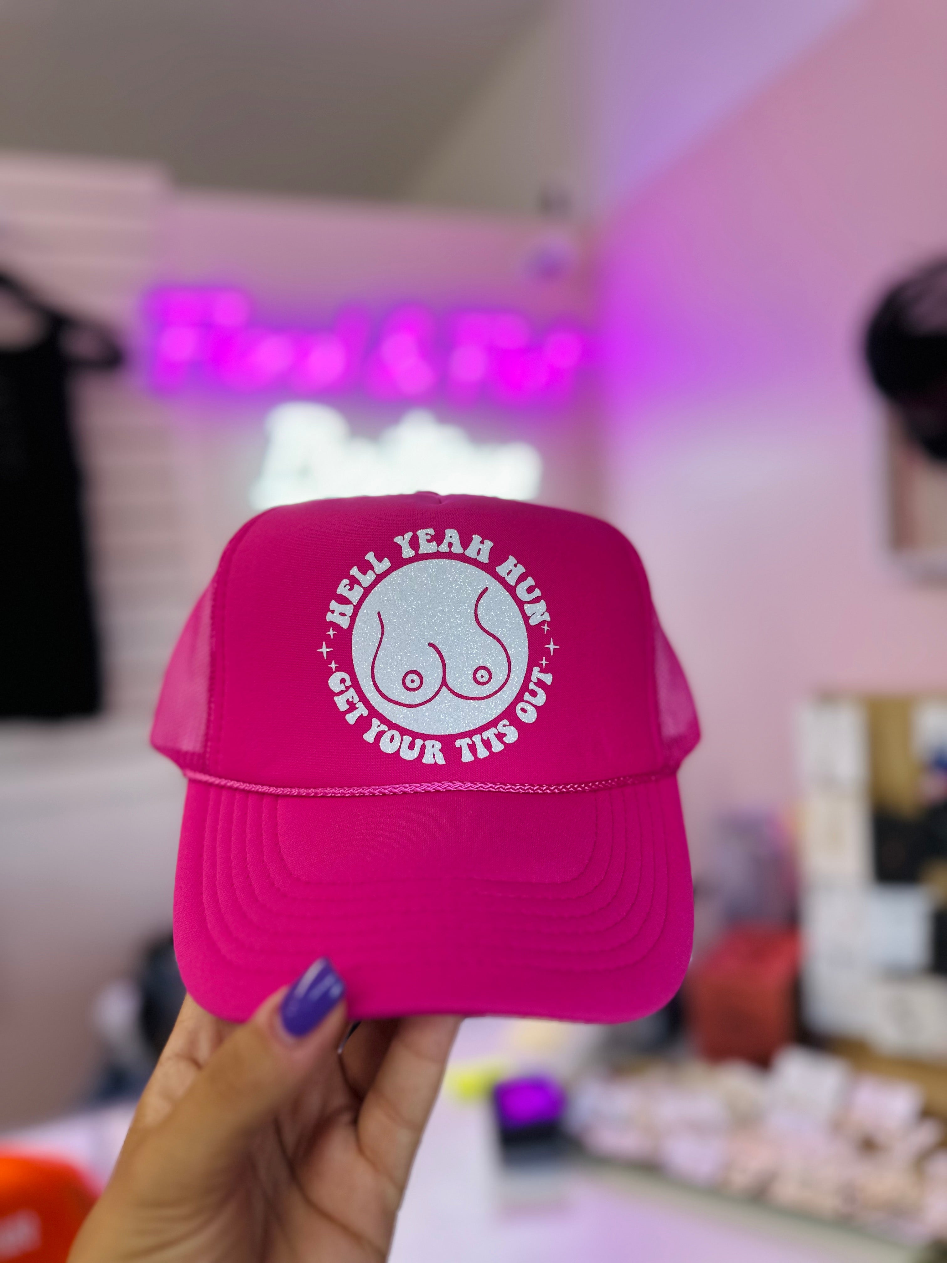 Hell Ya Hun Trucker Hat – Floral & Flirt