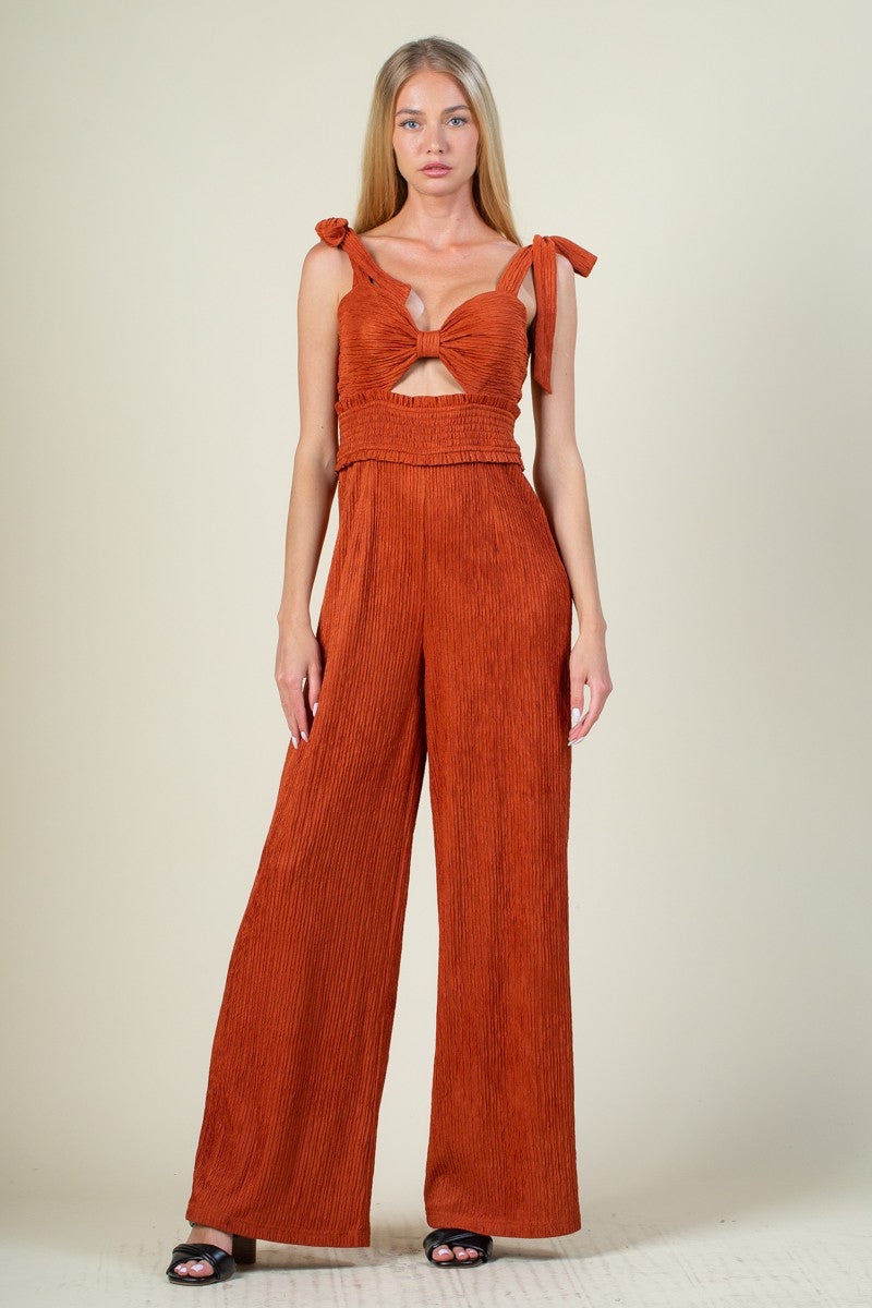 Rust Princeton Jumpsuit – Floral & Flirt