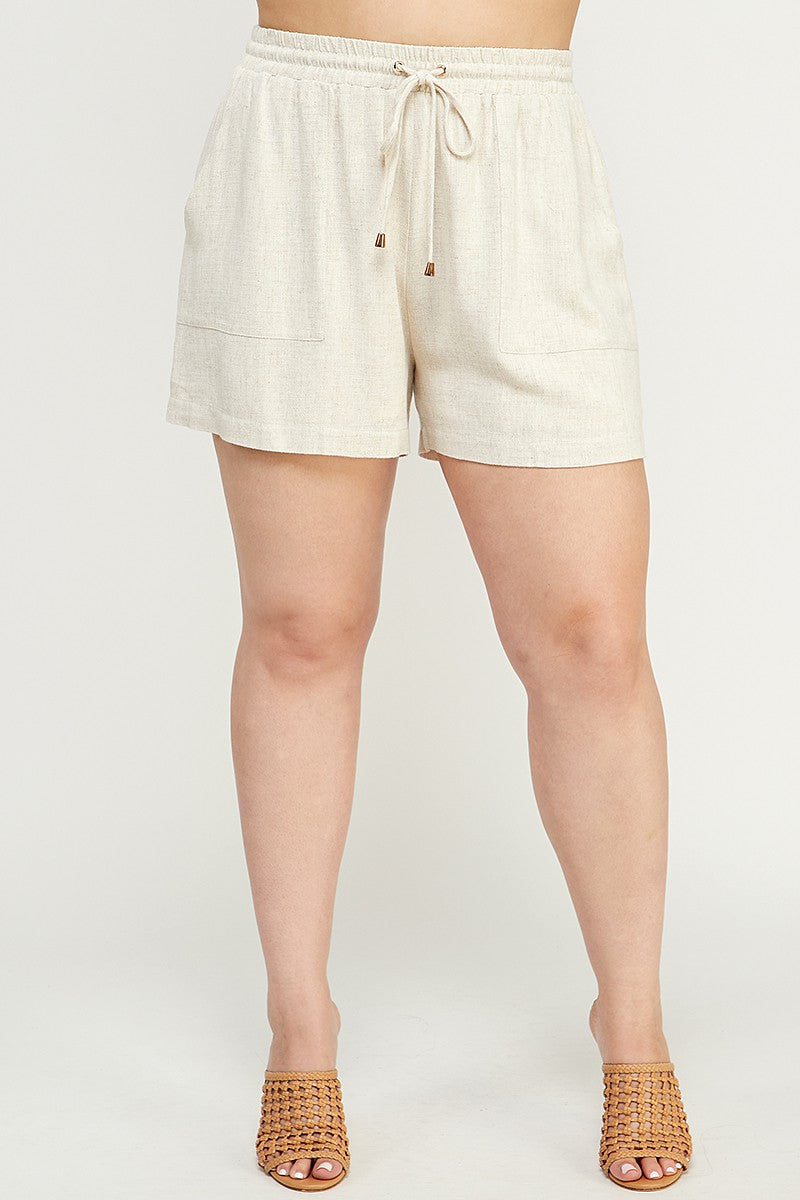 Marla Linen Shorts – Floral & Flirt